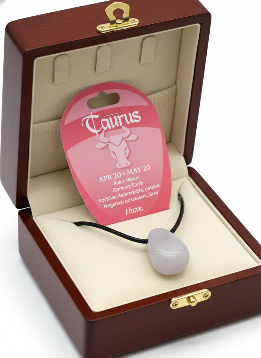 Taurus Rose Quartz Gemstone Necklace for Empowerment and Style – Divine Intentions