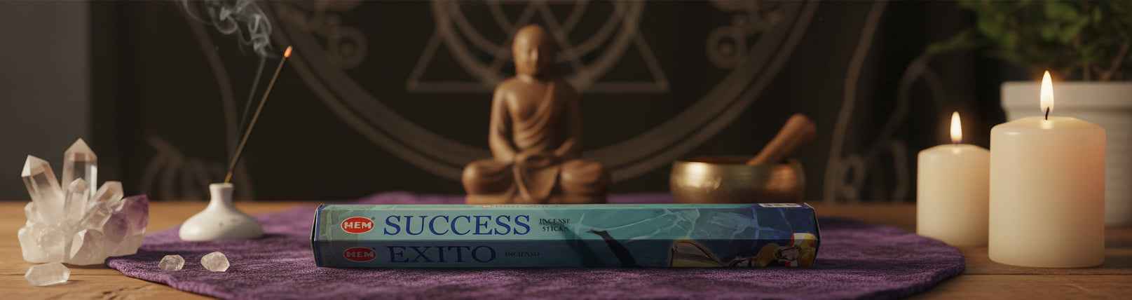 Hem Hexagon Success Incense Sticks - Enhance Focus and Positivity ...