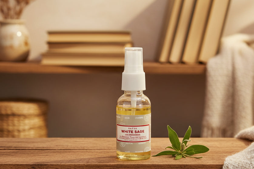 Satya White Sage Air Freshener | 30 ml Spray for Purification – Divine ...